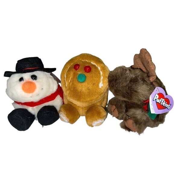 Toys | Swibco Puffkins Collection Holiday Stuffed Animalbundle | Poshmark